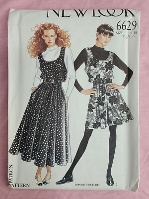 New Look 6629 lady's dress with belt Sewing Pattern Uncut Size 8-18 | eBay