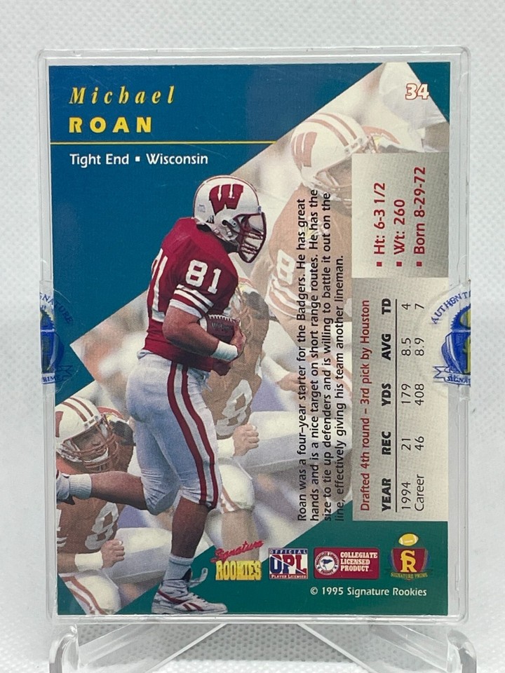 Michael Roan 1995 Signature Rookies Prime Autograph /3000 Auto Factory ...
