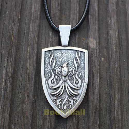Celtic Fire Phoenix Norse Rebirth Fire-bird Pendant Necklace | eBay