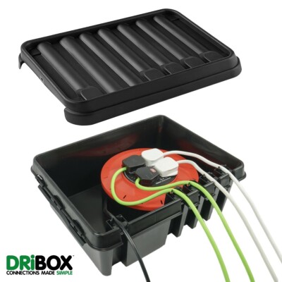 Large Black DRiBOX (330) Weatherproof Outdoor Junction Connection ...