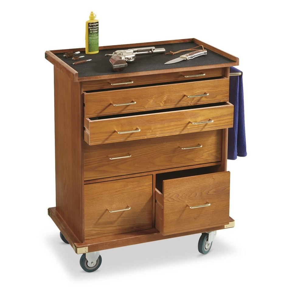 Rolling Storage Cabinet Drawers Locking Caster Wheels Workshop Garage ...