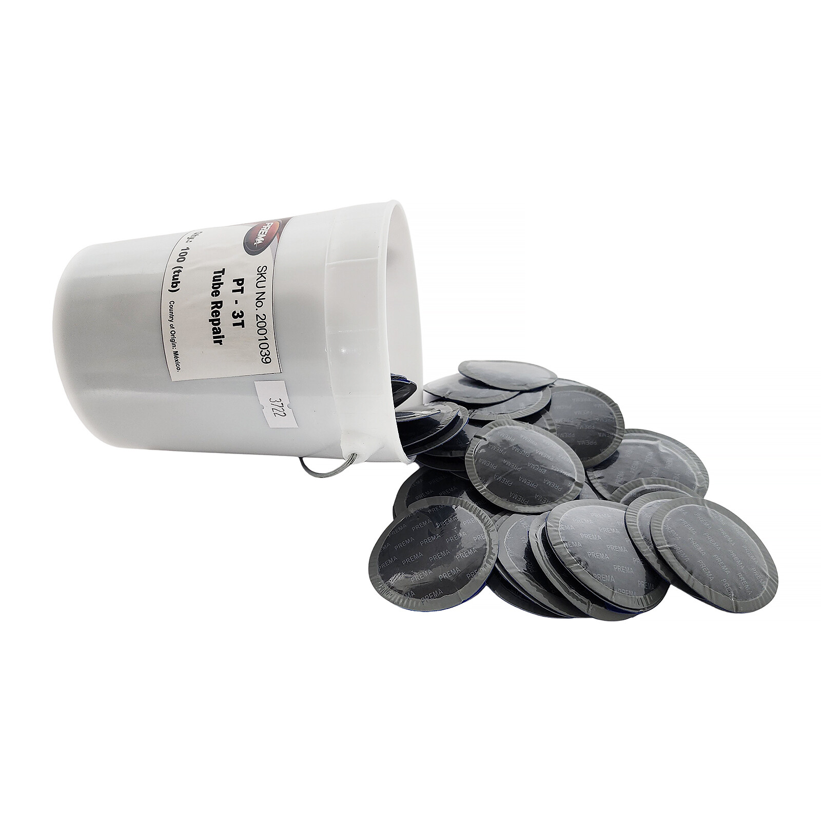 PREMA PT-3T 2-1/4 Inch Vulcanizing Patches for Tire Inner Tube Repair ...