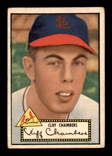 1952 Topps #68 Cliff Chambers VG X2629562 | eBay