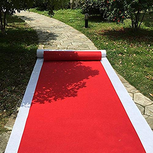 Aisle Runners Wedding Accessories 2mm Red Aisle Runner Carpet Rugs for ...