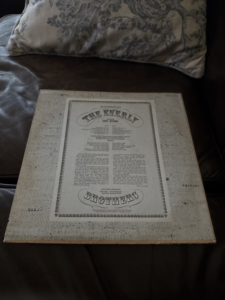 EVERLY BROS BROTHERS Pass The Chicken And Listen 1972 COUNTRY FOLK (LP ...