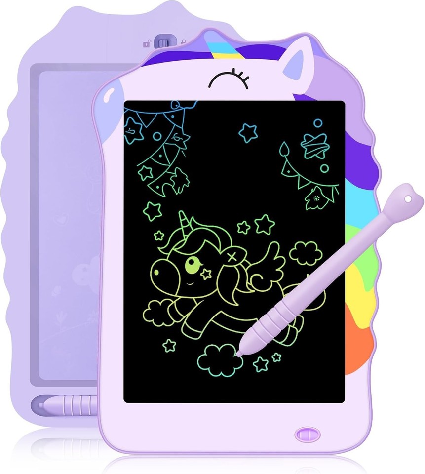 Unicorn LCD Writing Tablet Kids, Preschool Toddler Drawing Board Toys ...