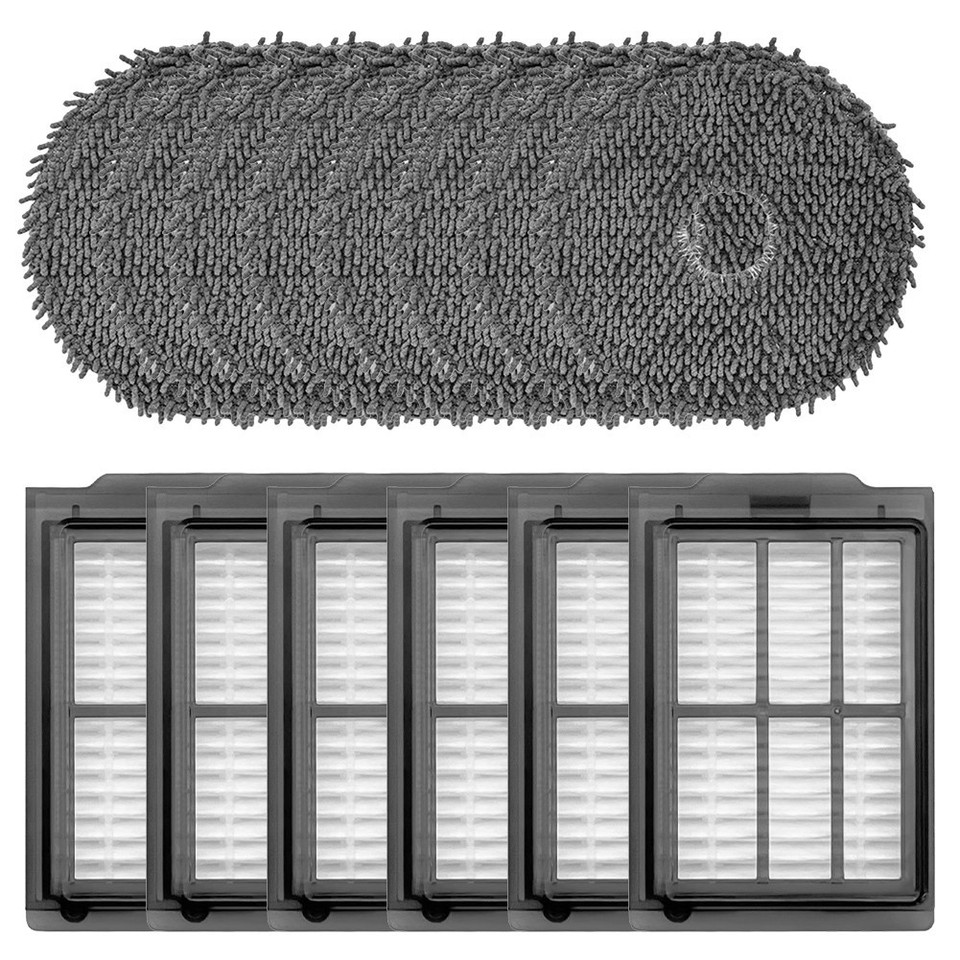 Replacement Mop Cloths and Filters Kit for 3i P10 Ultra Robot Vacuum ...
