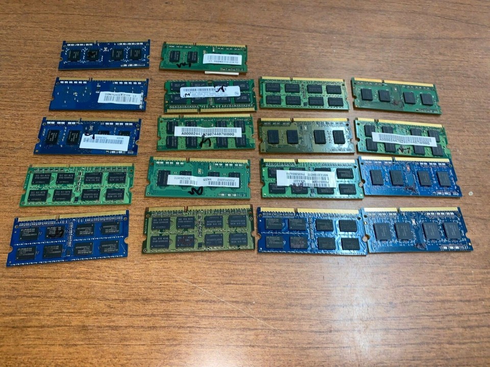 GENUINE!! LOT OF 18 2GB PC3 / PC3 DDR2 AND DDR3 PC2 / PC3 RAM MEMORY | eBay