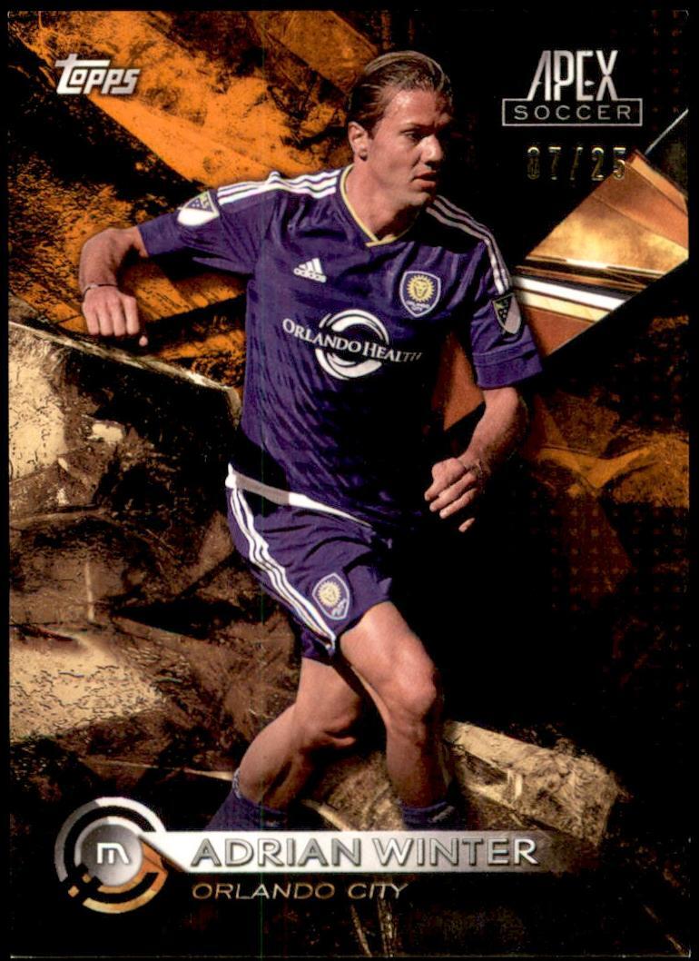 2016 Topps Apex - Adrian Winter #74 Orange /25 (RC) for sale online | eBay