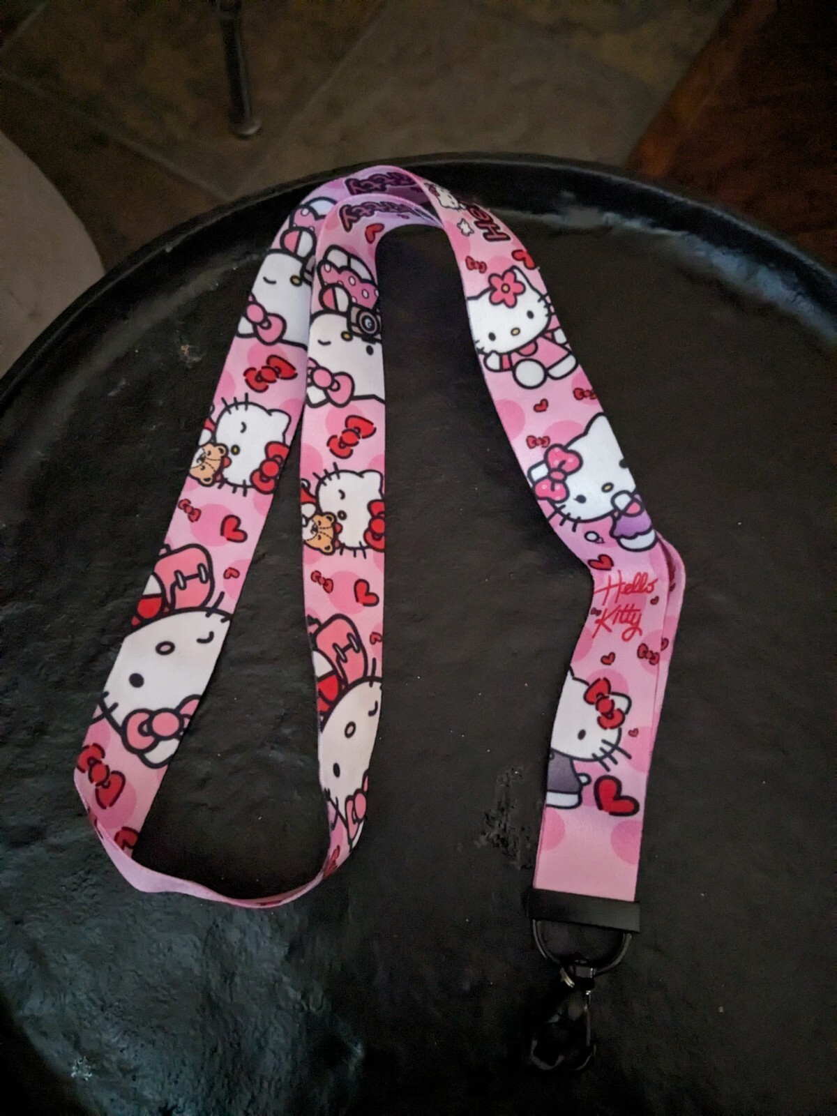Hello Kitty Pink Lanyard Keychain Neck Strap | eBay