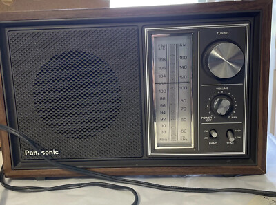 Vintage Panasonic AM/FM Radio Model RE-6289 Made in Japan Tested and ...