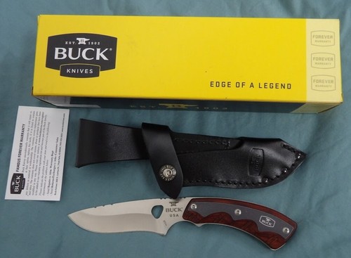 Buck Knife 537 Open Season Skinner S30V Rosewood USA 2022 0537RWS | eBay