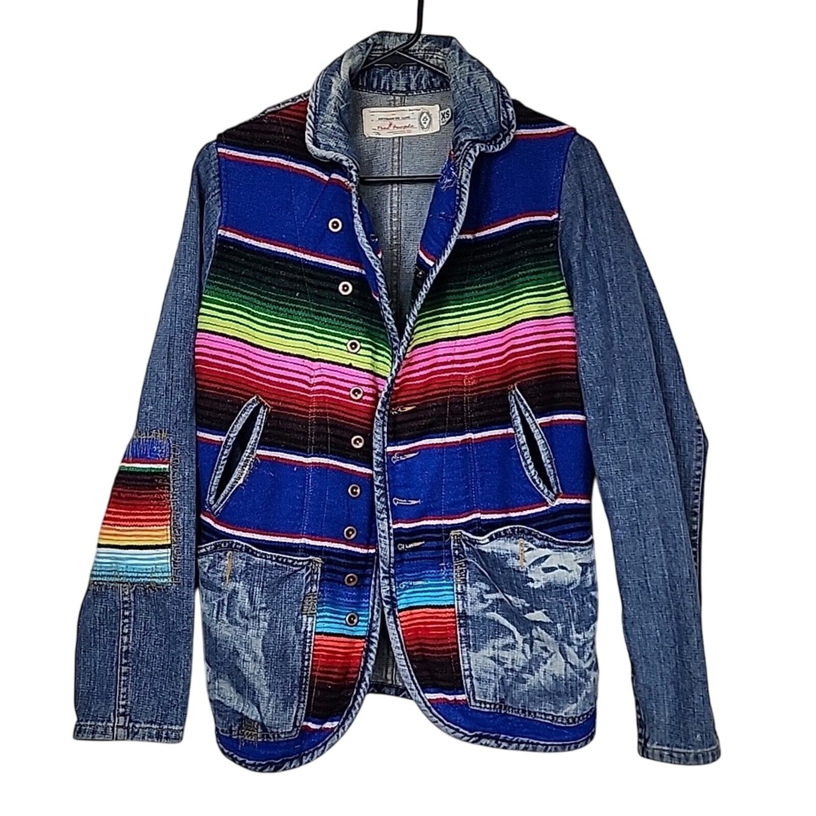Free People Artisan De Luxe Serape Jacket - Gem