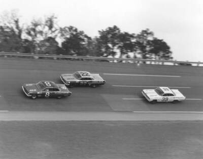 1962 Joe Weatherly Leads Glen Fireball Roberts Nascar Racing Old Photo ...