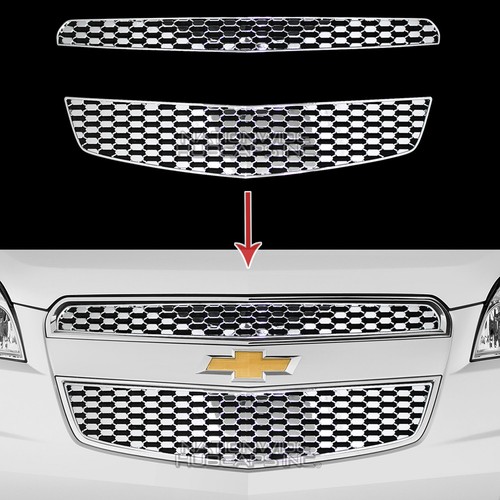 2012-2015 Chevy Equinox CHROME Snap On Grille Overlay Front Grill ...