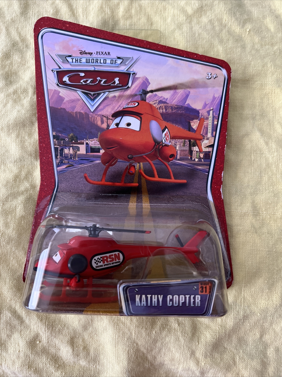 Disney Pixar Kathy Copter The World of Cars 31 Helicopter Mattel Race O ...