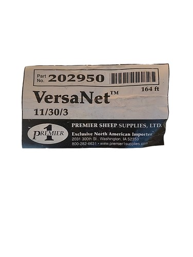 VersaNet 11/30/3 Electric Fence Netting (30" X 164') Backyard Homestead Garden | eBay