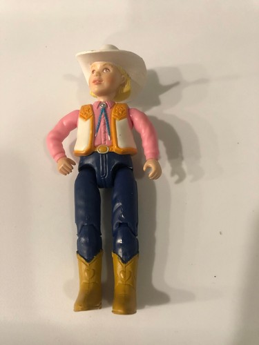 Vintage Mattel 2001 Loving family western cowgirl doll figure moveable ...