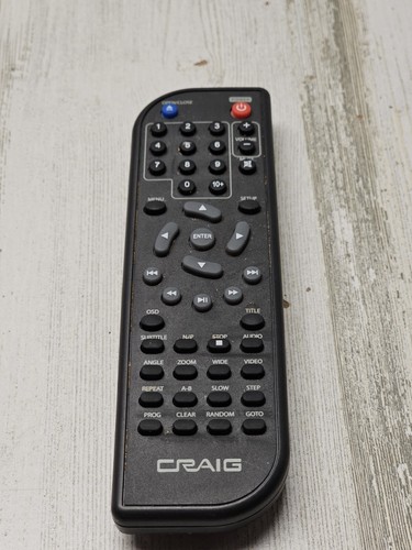 Genuine CRAIG CVD401A Remote Control DVD Player UM-4 LR03 Replacement ...