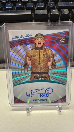 2023 Panini Revolution WWE Matt Riddle Sunburst Auto /99 RAW Autograph ...