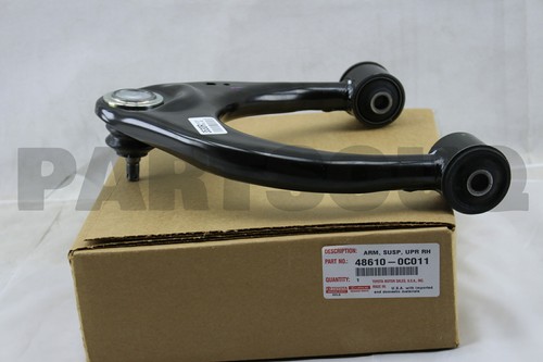 486100C011 Genuine Toyota ARM ASSY, FRONT SUSPENSION UPPER, RH 48610 ...