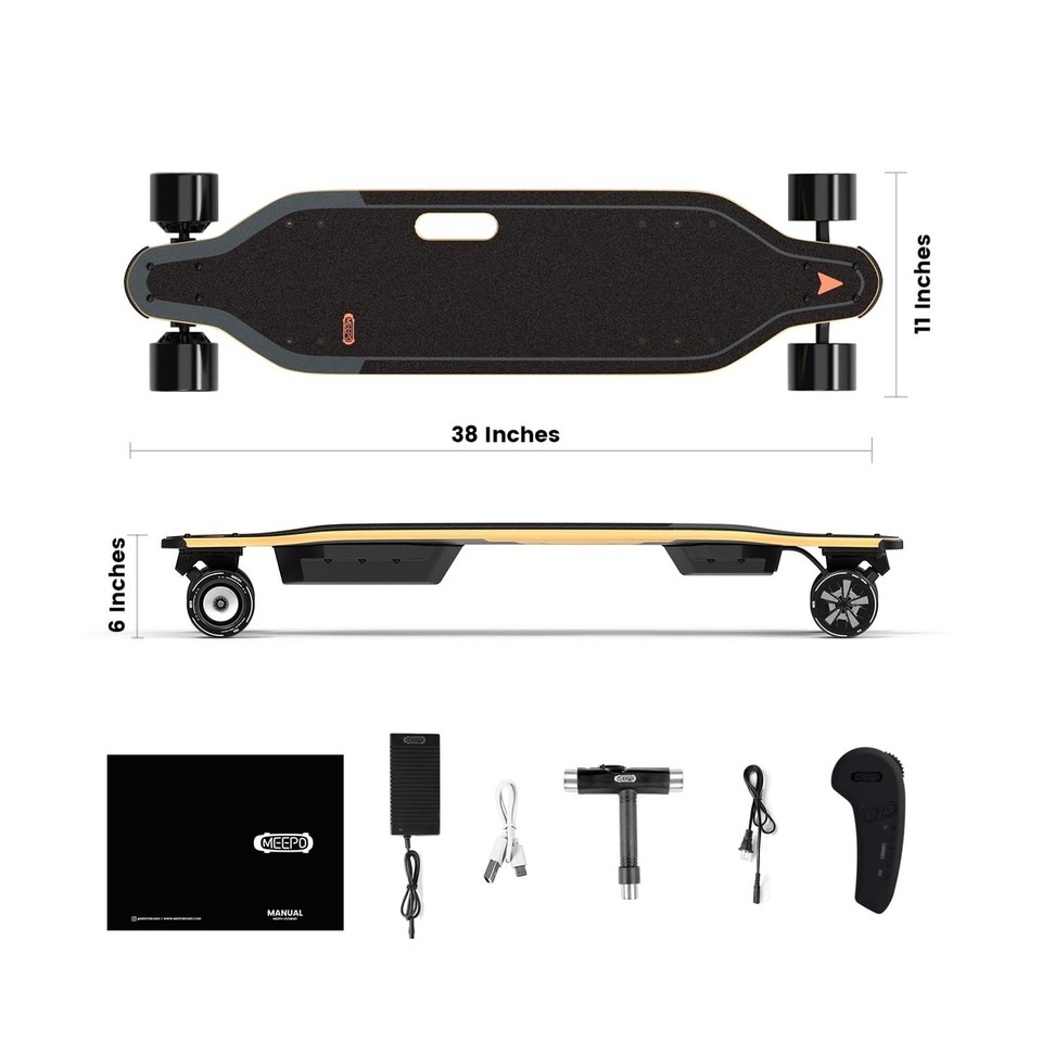 MEEPO Campus/V3S/V5/ENVY Electric Skateboard with Remote, Top Speed Up to 29 ... | eBay