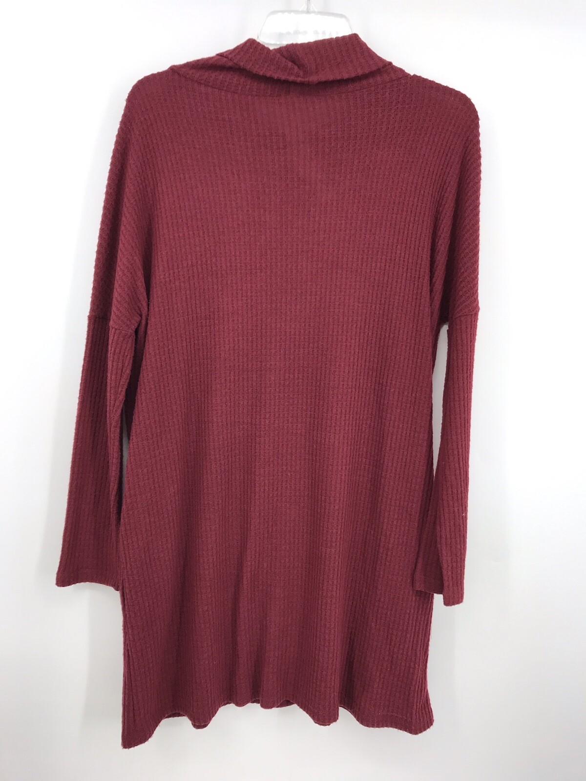 Carole Christian ‘Olivia’ Sweater Dress Brick Red Waf… - Gem