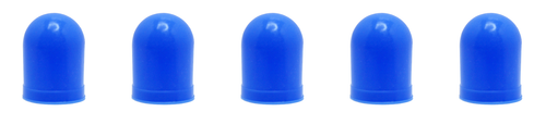 Dark Blue Bulb Covers Caps Boots 5-Pack 10mm T3.25, G3.25, fits 193 ...