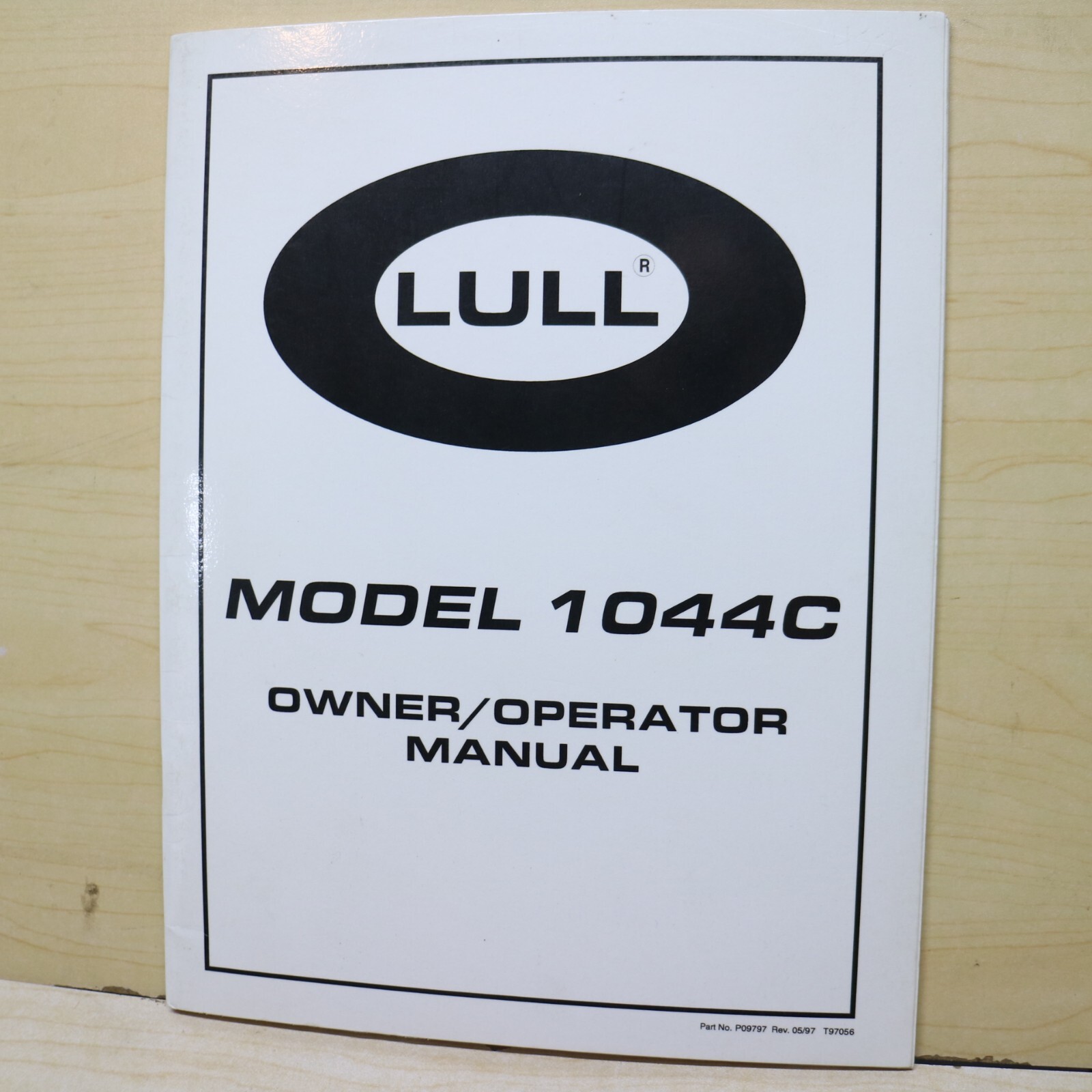 LULL 1044C Forklift Owner Operator Operation Maintenance Book Manual ...