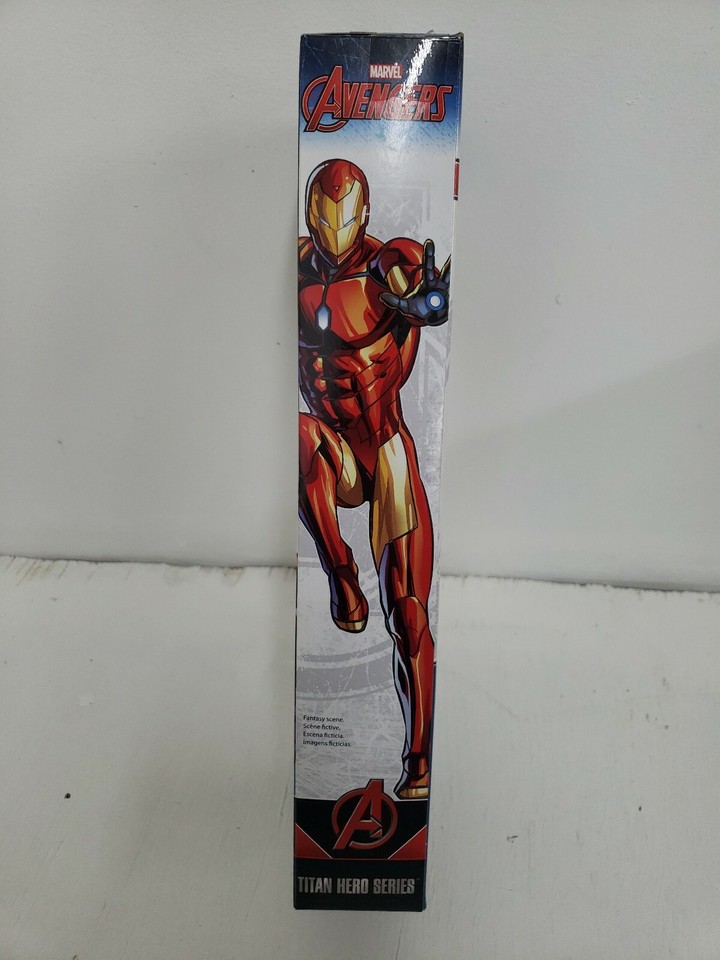 Marvel Avengers Titan Hero Series 12-inch Iron Man Action Figure-Hasbro ...