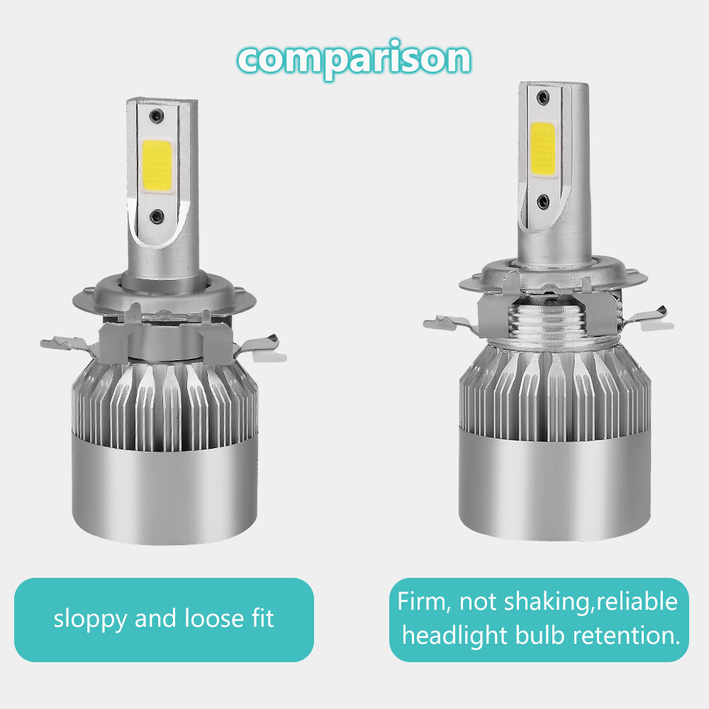 US Location H7 LED Headlight Adapter Conversion Kit Fit for Nissan BMW ...