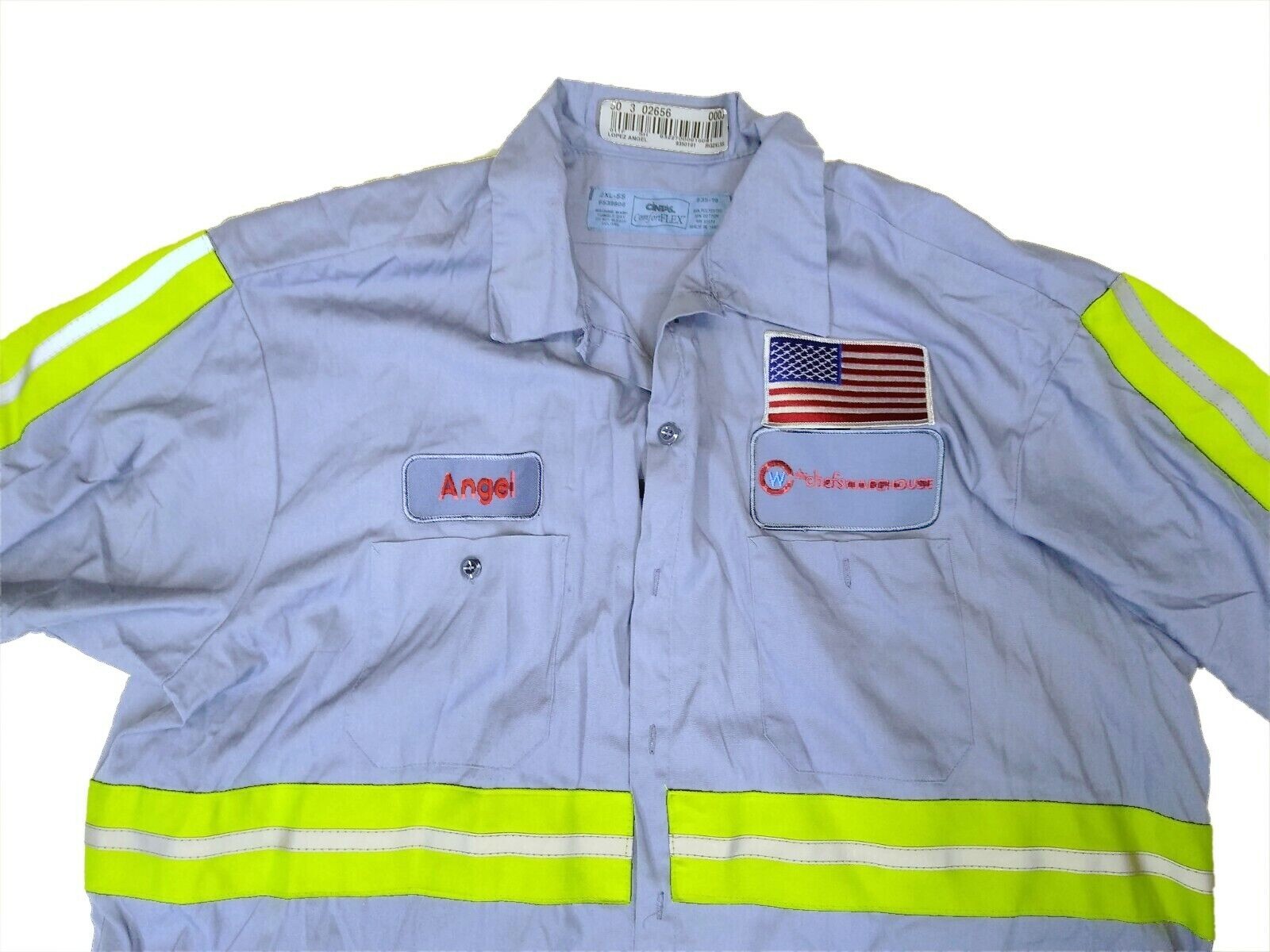 Used Work Shirts High Visibility Hi-Vis Reflective Safety Uniform ...