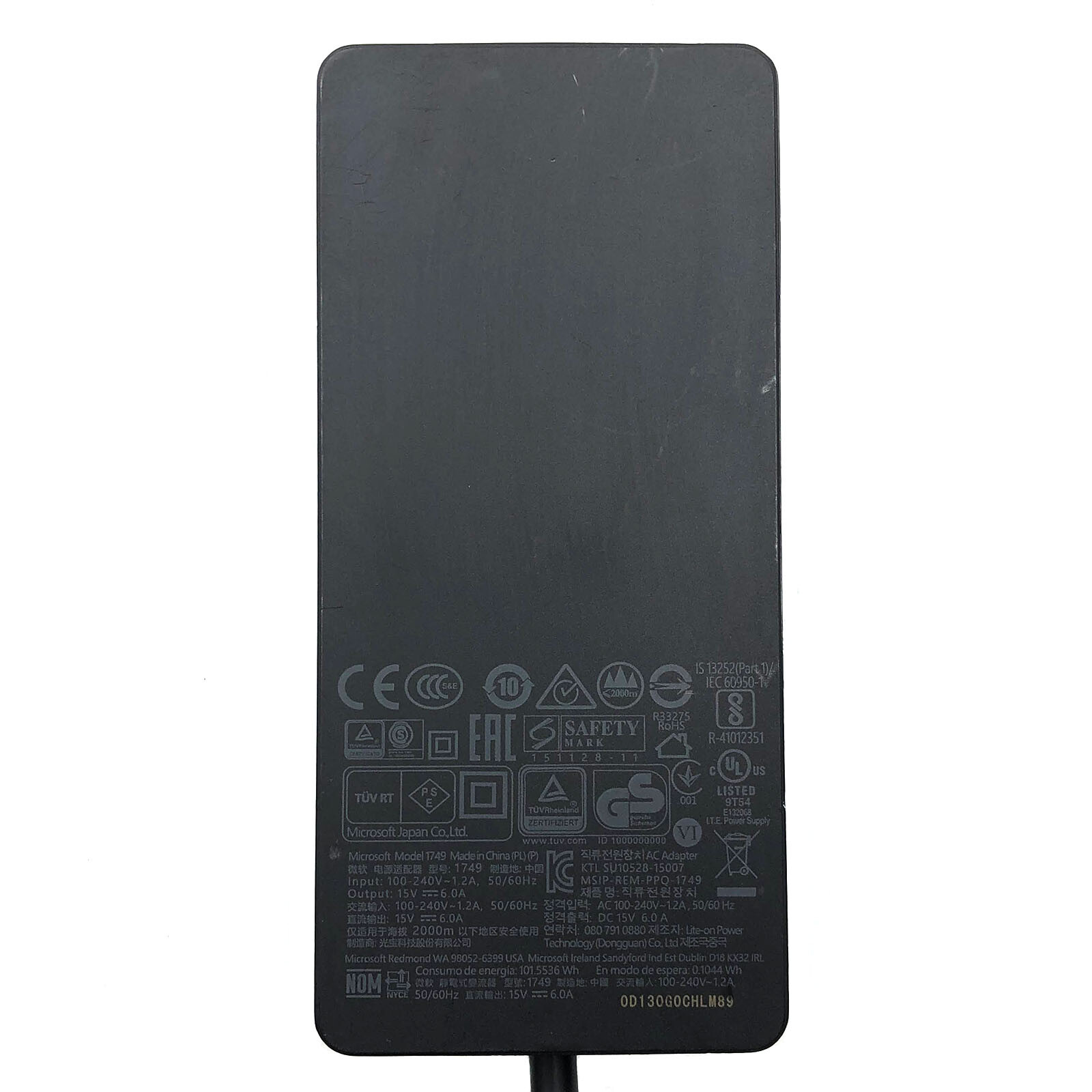 Lot of 25 Genuine Microsoft AC Adapter Power Supply Model 1749 15V 6A ...