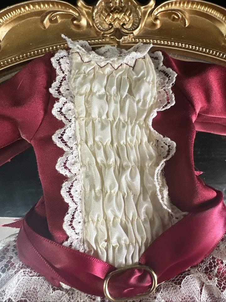 Victorian Style Doll Dress For Antique Bru French Bebe Or Jumuea Doll ...