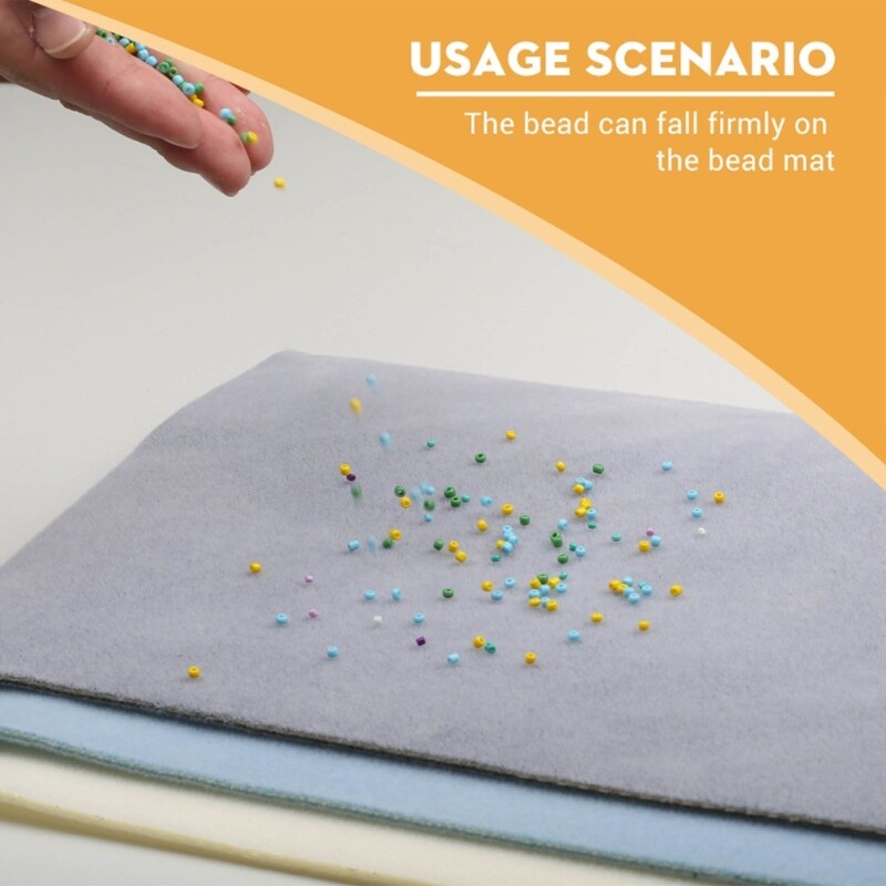 3Pcs Bead Cloth Non-Slip Mat Jewelry Pad for Beading Art Accessories ...