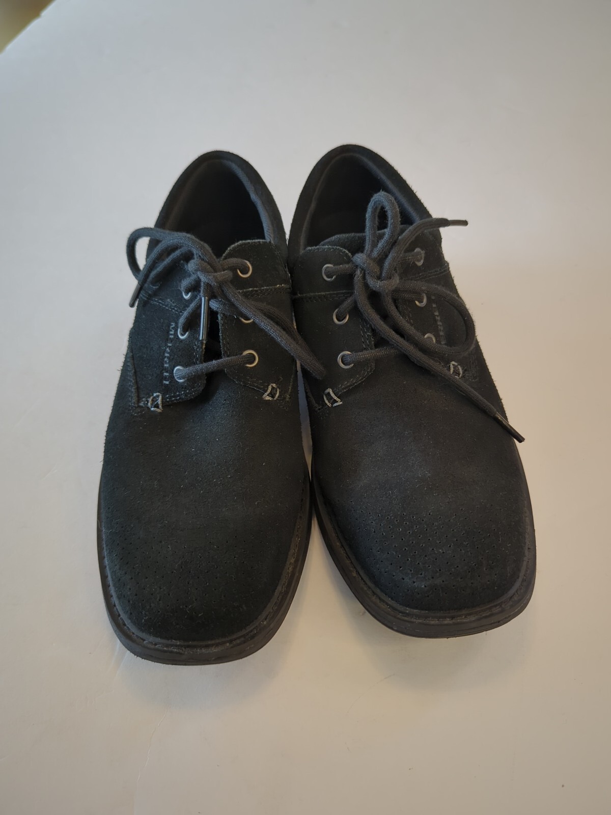 Men's Merrell World Legend 2 Black Suede Leather Lace Up Loafer Size 10 ...