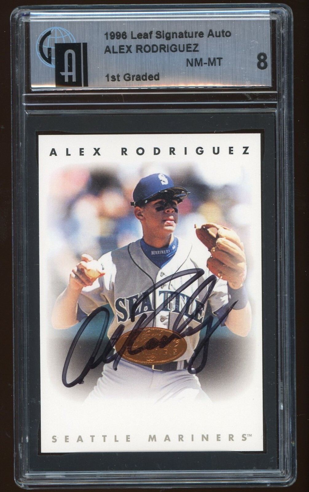 1996 Leaf Signature Series - Signatures Update Alex Rodriguez (AU) for ...