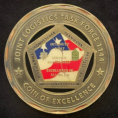 Joint Logistics Task Force 1114 Commander CSM Large 2.5 inch Challenge ...