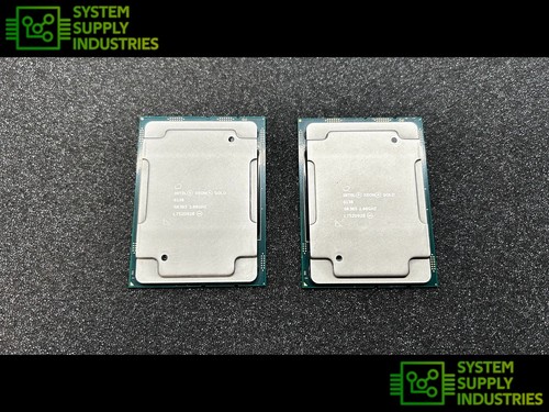 MATCHED PAIR Intel Xeon Gold SR3B5 6138 2.00GHz 20-Core CPU PN: SR3B5 ...