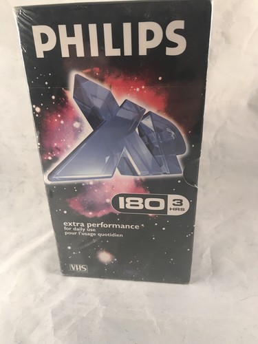 RARE 3x Philips XP E180 VHS Video Cassette Tape Tapes 3 Hours & for ...