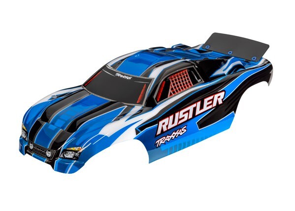 Traxxas 3750X Body, Rustler (also fits Rustler VXL), Blue | eBay