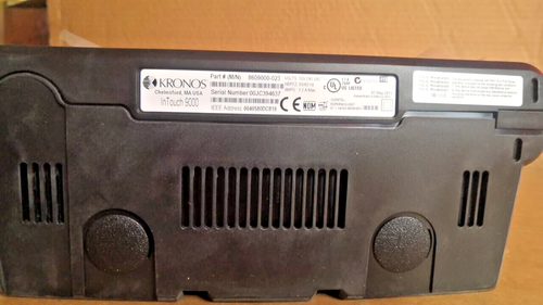 1PC- KRONOS Intouch 9000 8609000-023 STANDARD TOUCHSCREEN TIMECLOCK 100 ...