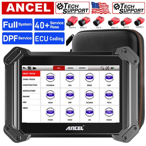 Heavy Duty Truck Scanner Agricultural Construction Machinery OBD ...