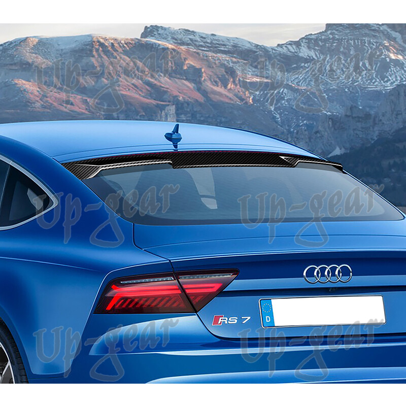 For 2012-2018 Audi A7 S7 RS7 Real Carbon Fiber Rear Window Roof Visor ...