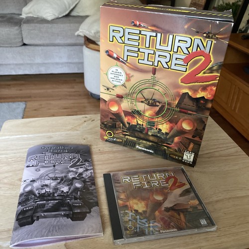 RIPCORD PANASONIC VIDEO GAME IN BOX Return Fire 2 ( PC ) SHOOTING WAR TANK PLANE | eBay