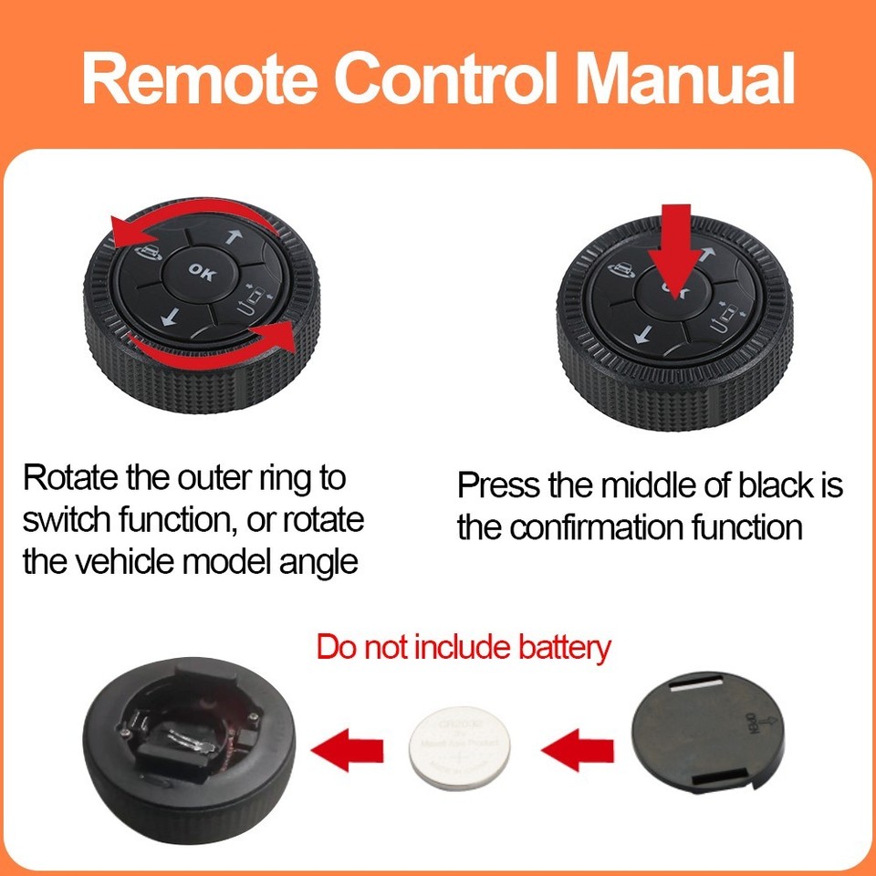 AI 3D 360° Bird View Surround System DVR Record Backup Camera Parking ...