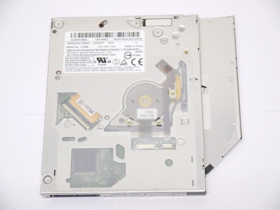 USED DVDROM Superdrive 898A 678-0592C for Macbook Pro Unibody UJ-898 UJ ...