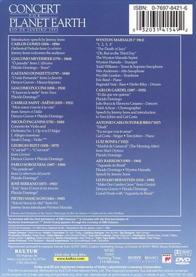 VARIOUS ARTISTS CONCERT FOR PLANET EARTH: RIO DE JANEIRO 1992 NEW CD ...
