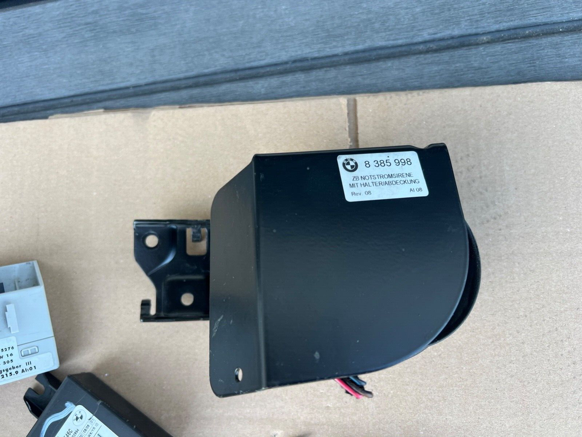 BMW E46 Alarm Used OEM Siren System With Inclination & Ultrasonic ...