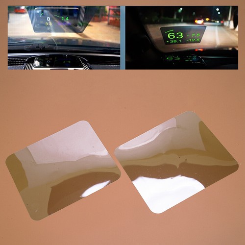 2pc Universal Car Vehicle HUD Head Up Display Reflective Film | eBay